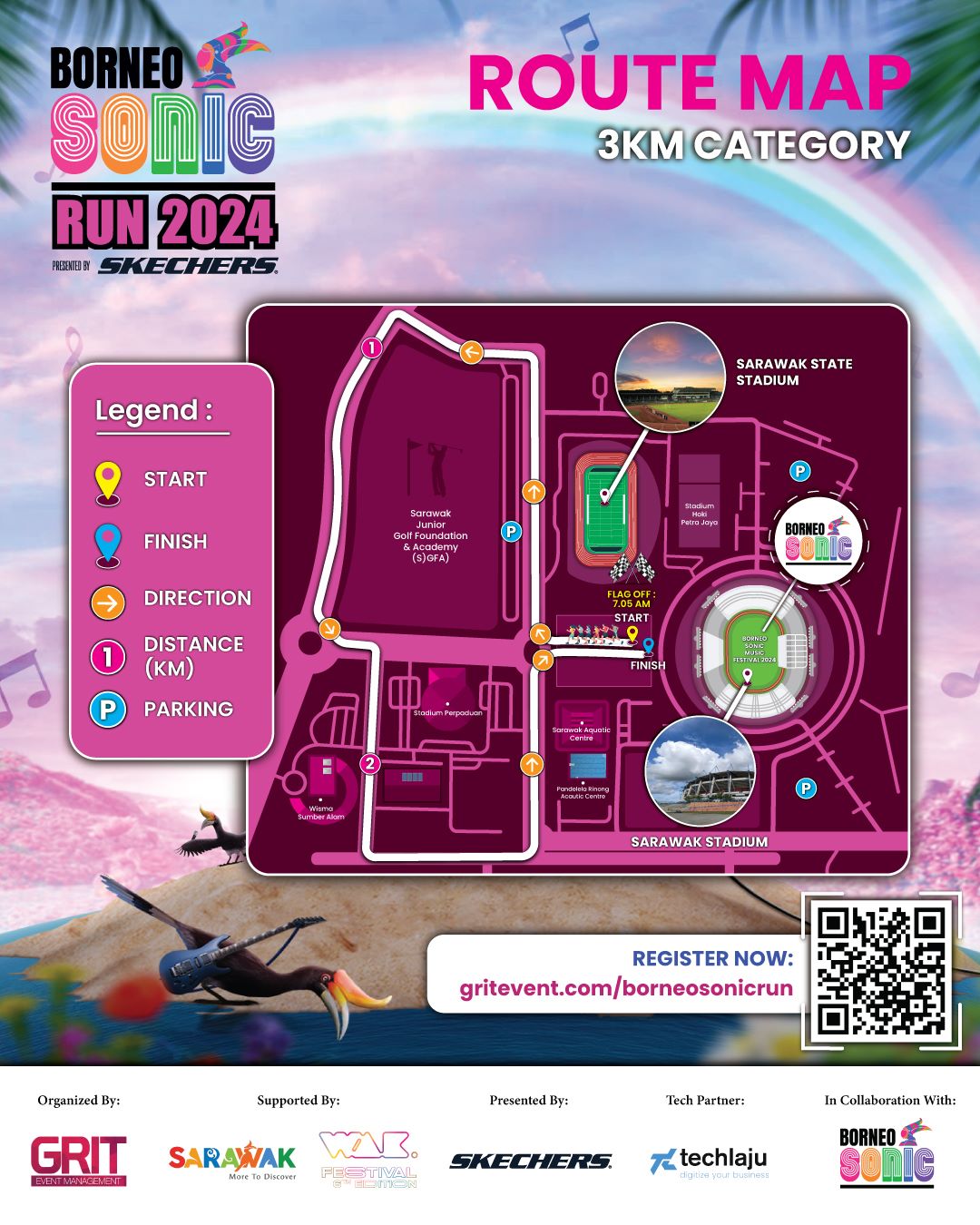 Borneo Sonic Run 2024 registration open | KUCHINGBORNEO