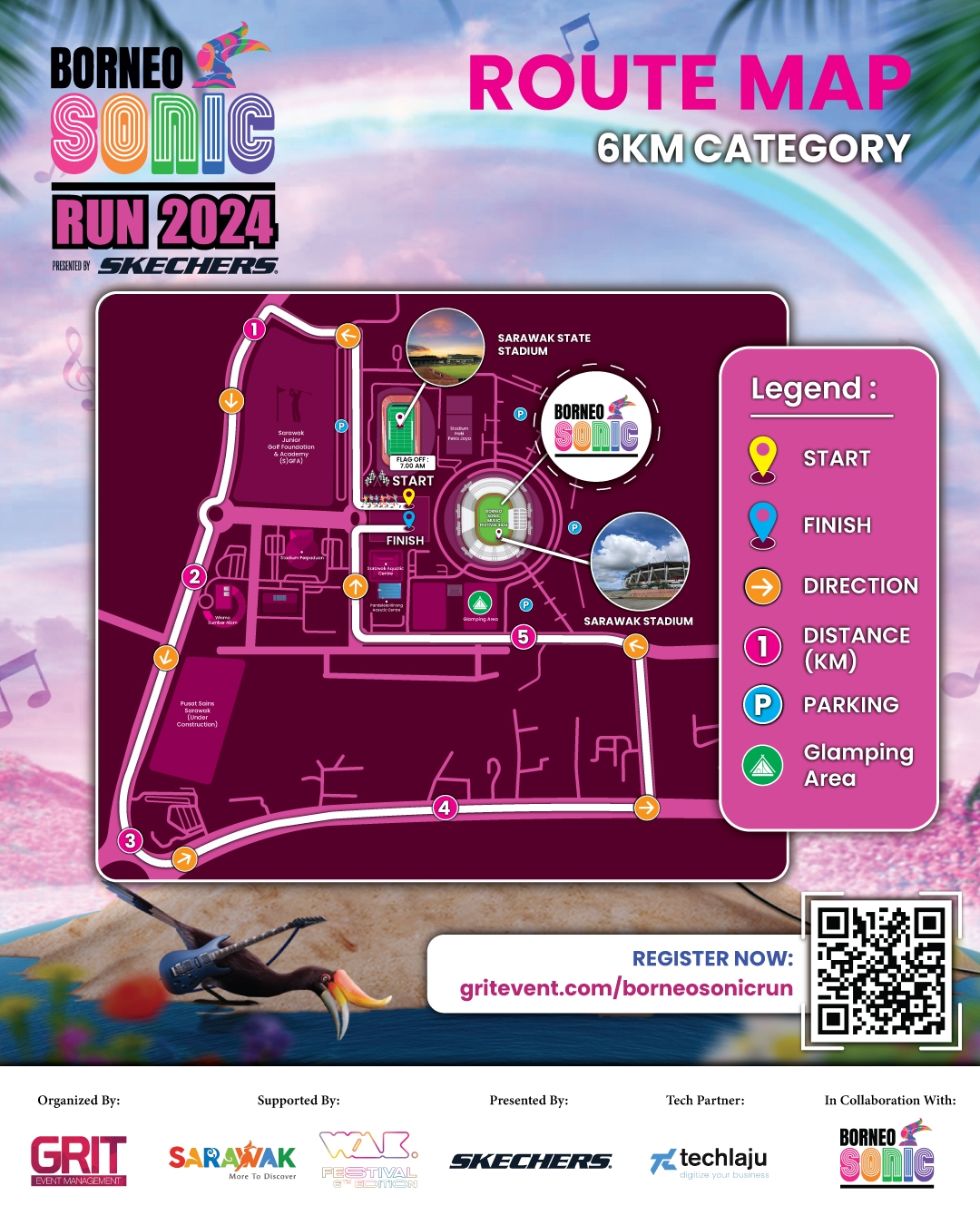 Borneo Sonic Run 2024 registration open | KUCHINGBORNEO